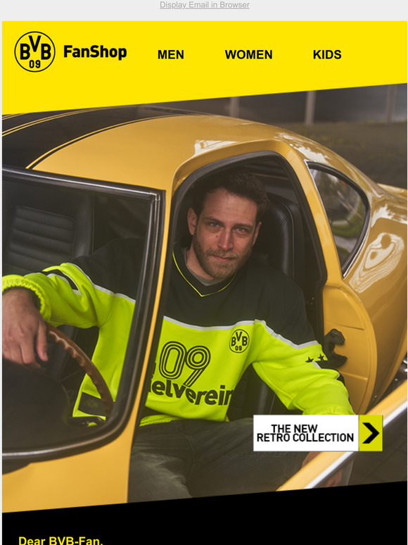 Borussia Dortmund: The new BVB-retro collection: Travel back to the 90s ...