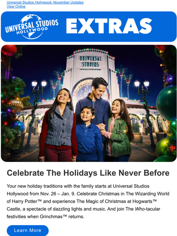 Universal Studios Hollywood™: Your Latest Extras is Here | Milled