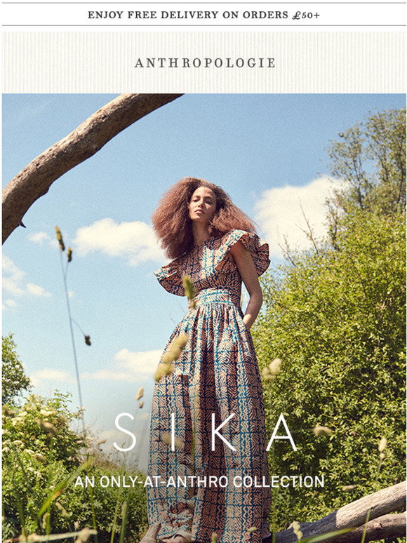 Anthropologie: SIKA...the only-at-Anthro collection! | Milled