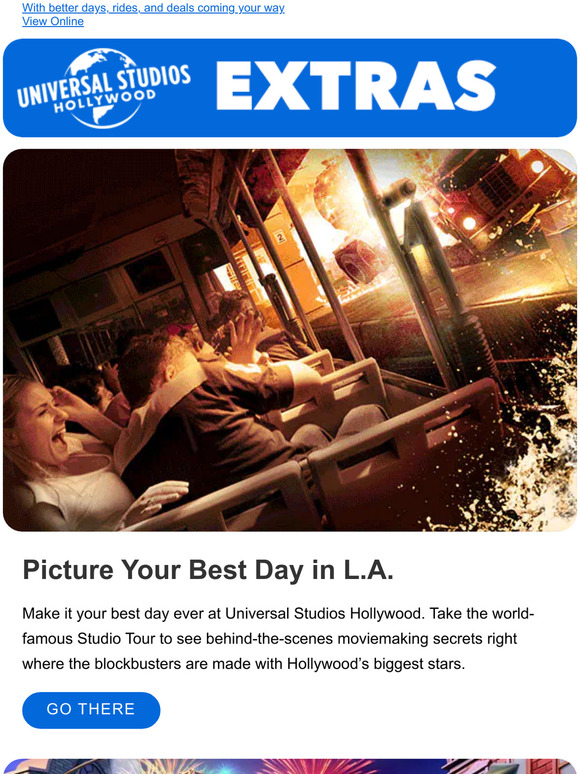Universal Studios Hollywood™: Your Latest Extras is Here | Milled