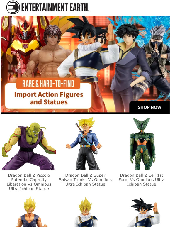 Entertainment Earth: Hard-to-Find and Rare Imports! Dragon Ball Z ...