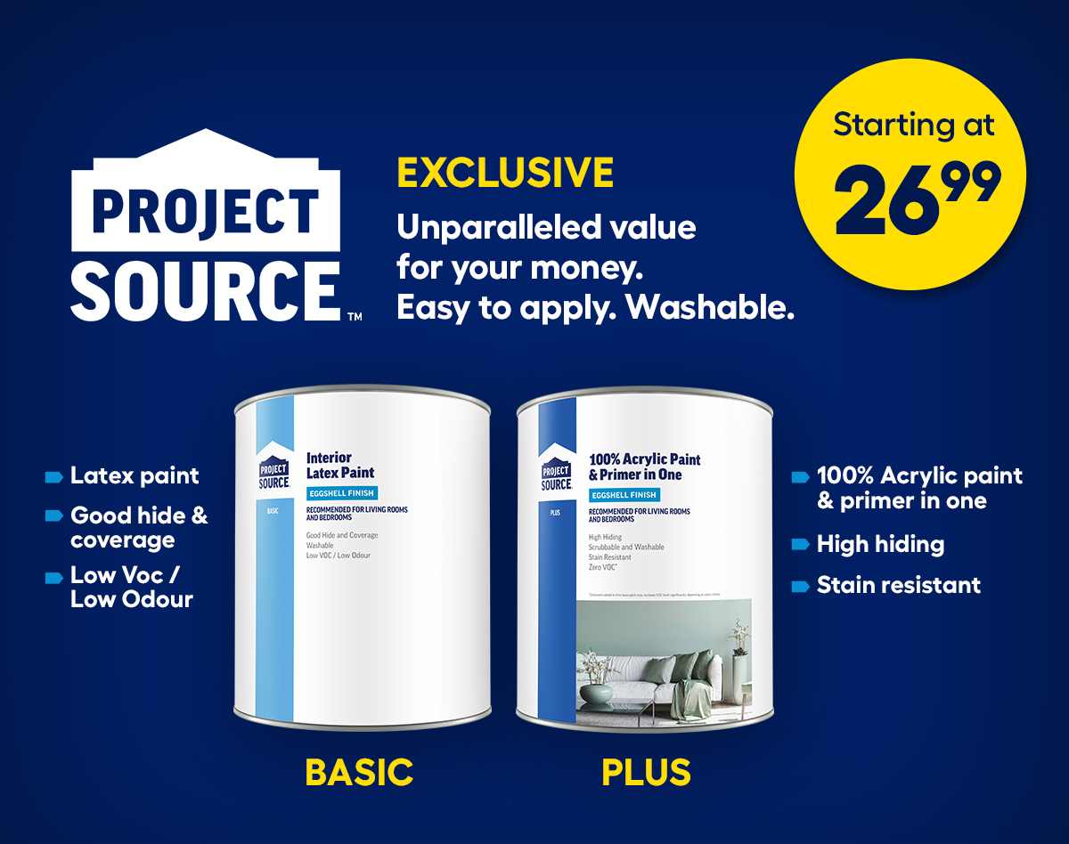 Lowe's: Project Source paint now available | Milled