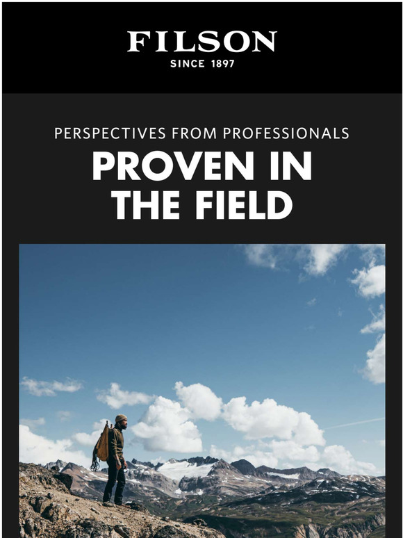 Filson: Purpose Built Unfailing Goods | Milled