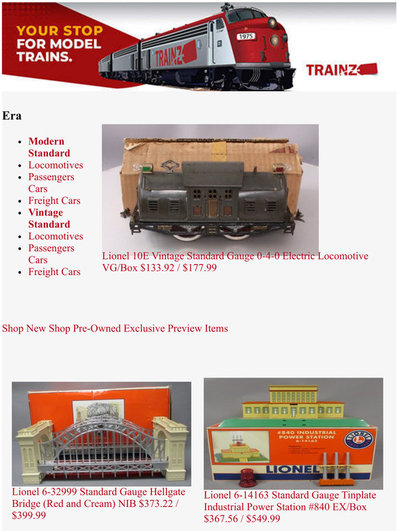 Trainz: The Newly Listed & Newly Discounted @Trainz - | Milled