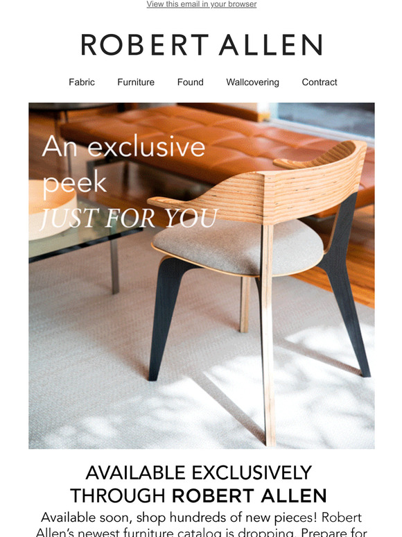 Robert Allen: FIRST LOOK! Available soon! | Milled