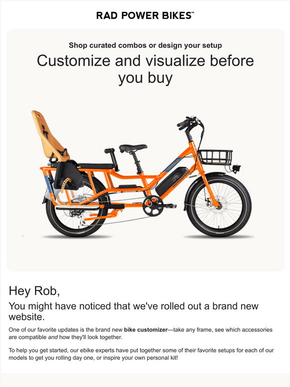 Rad Power Bikes: Curated kits get you riding Day One. | Milled