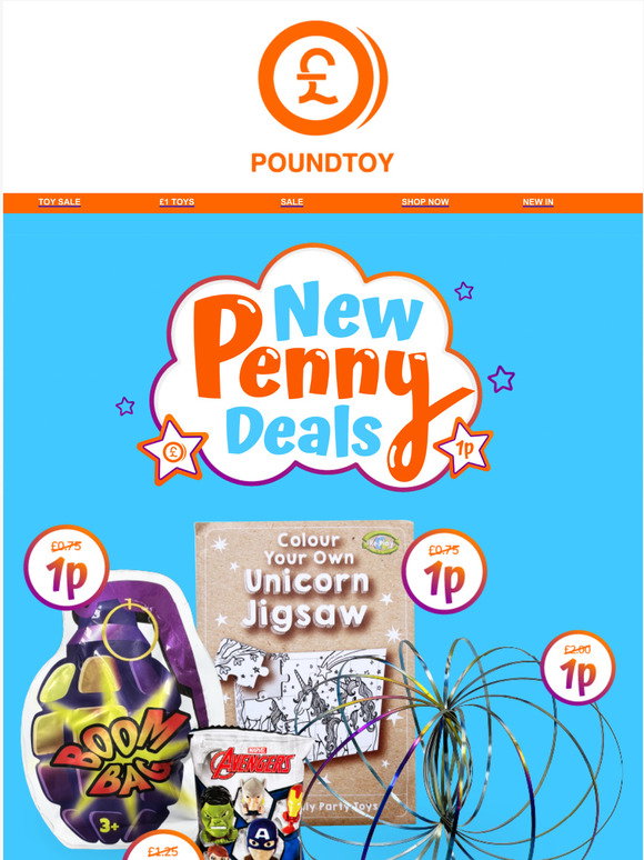 PoundToy: Activity Toys For ONLY 1p! | Milled