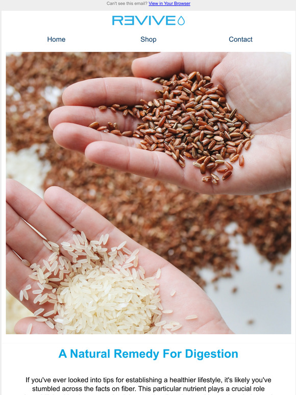 Revive Supplements: Do You Get Enough Fiber In Your Diet? | Milled