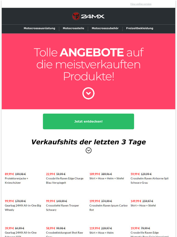 24MX: Die besten Angebote der Woche | Milled