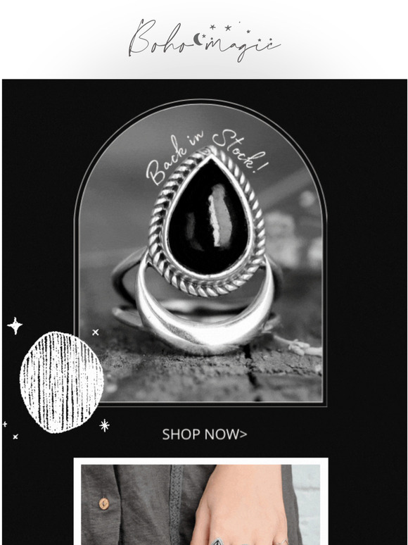 Boho-Magic: New Rings Back in Stock! | Milled