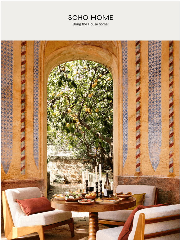 Soho Home: Lets take dinner outside | Milled