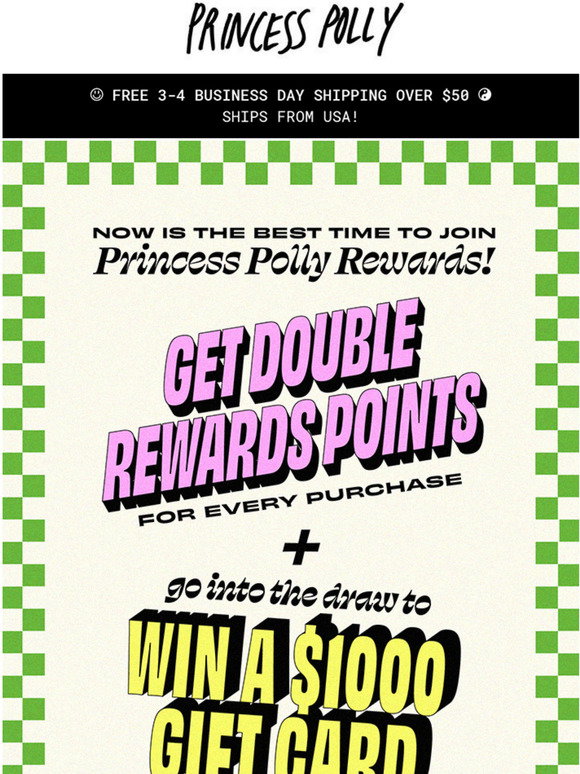 Princess Polly: WIN A $1,000 GIFT CARD | Milled