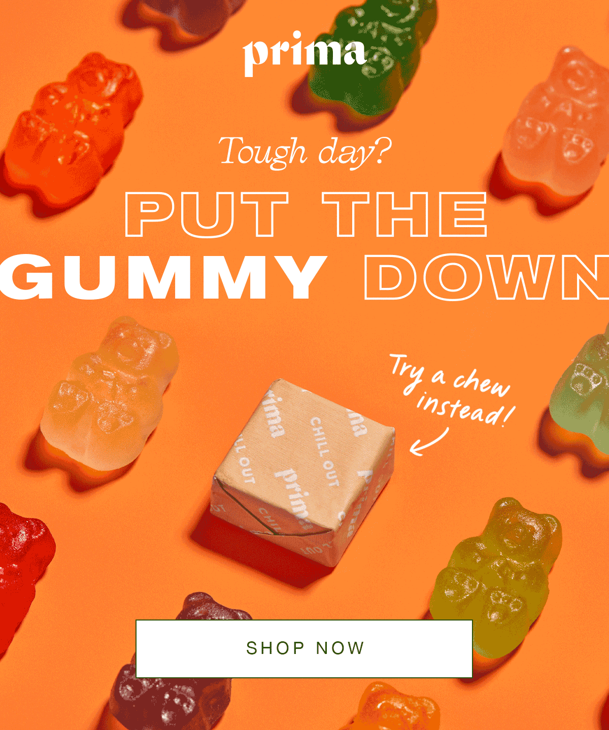 Prima: Avoid the gummy, try a chew! | Milled