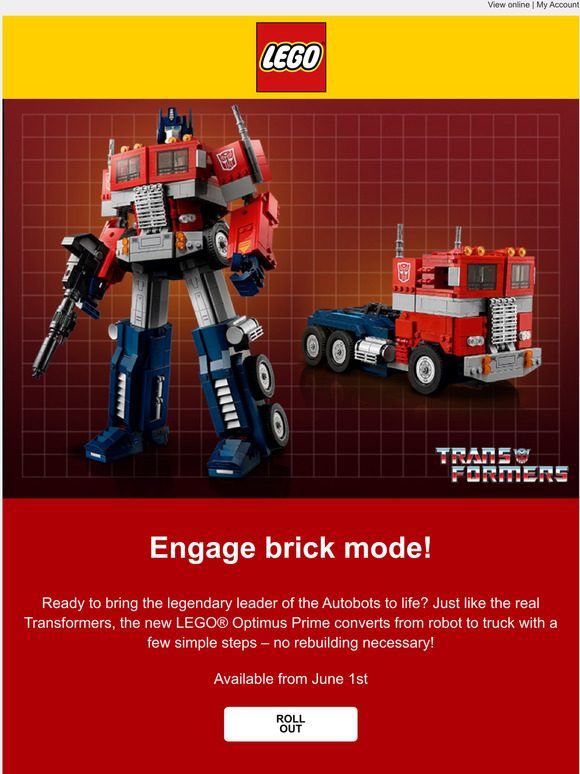 LEGO Shop: Introducing the Exclusive new LEGO Optimus Prime | Milled