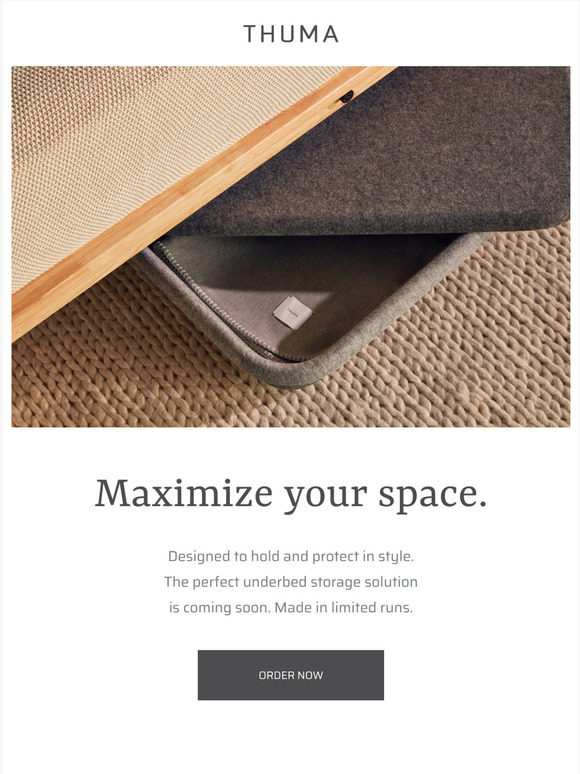 Thuma: Meet the perfect storage solution. | Milled