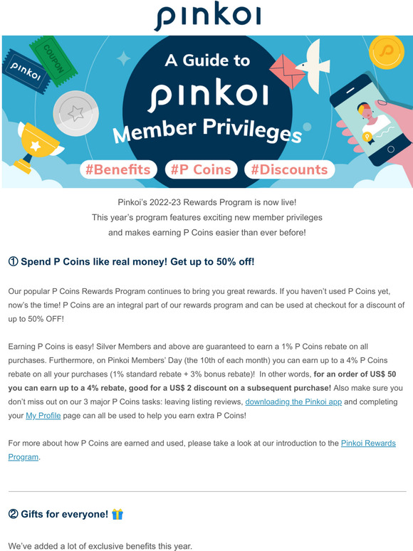 Pinkoi: Pinkois 2022-23 Rewards Program is now Live! | Milled