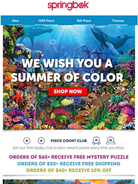 Springbok Puzzles: Stunning & Bright Puzzles For Fun OUT Of The Sun ...