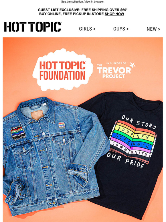 Hot Topic: New Pride merch that benefits The Trevor Project | Milled