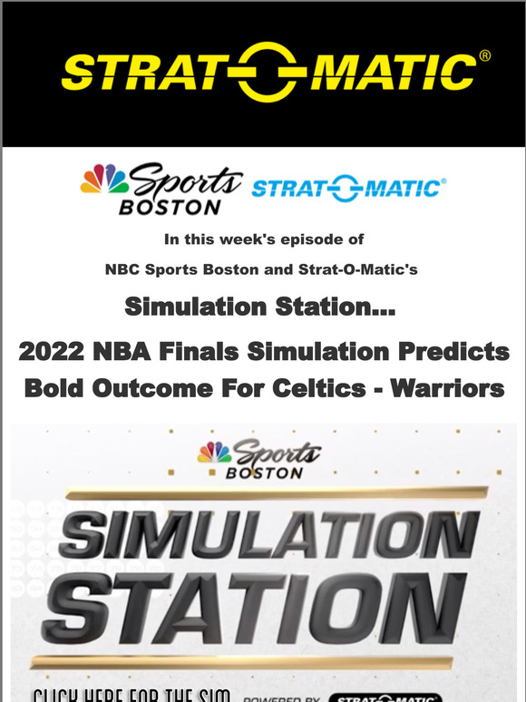 Strat-O-Matic: NBC Sports Boston and Strat-O-Matic: Who Has The Edge In ...