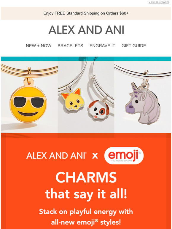 Alex And Ani: *NEW* Emoji Collection is HERE | Milled