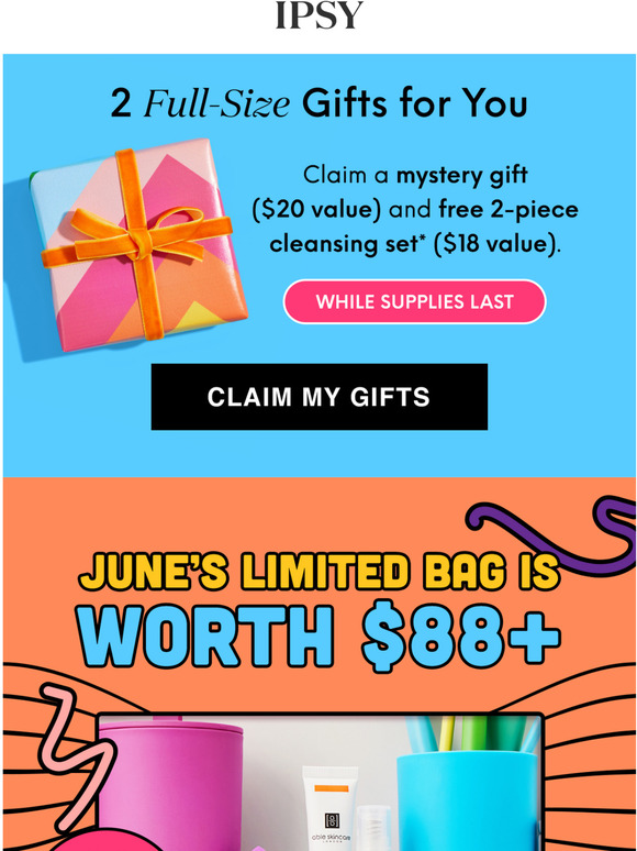 Ipsy: CONFIRMED: Youre getting a free gift. | Milled