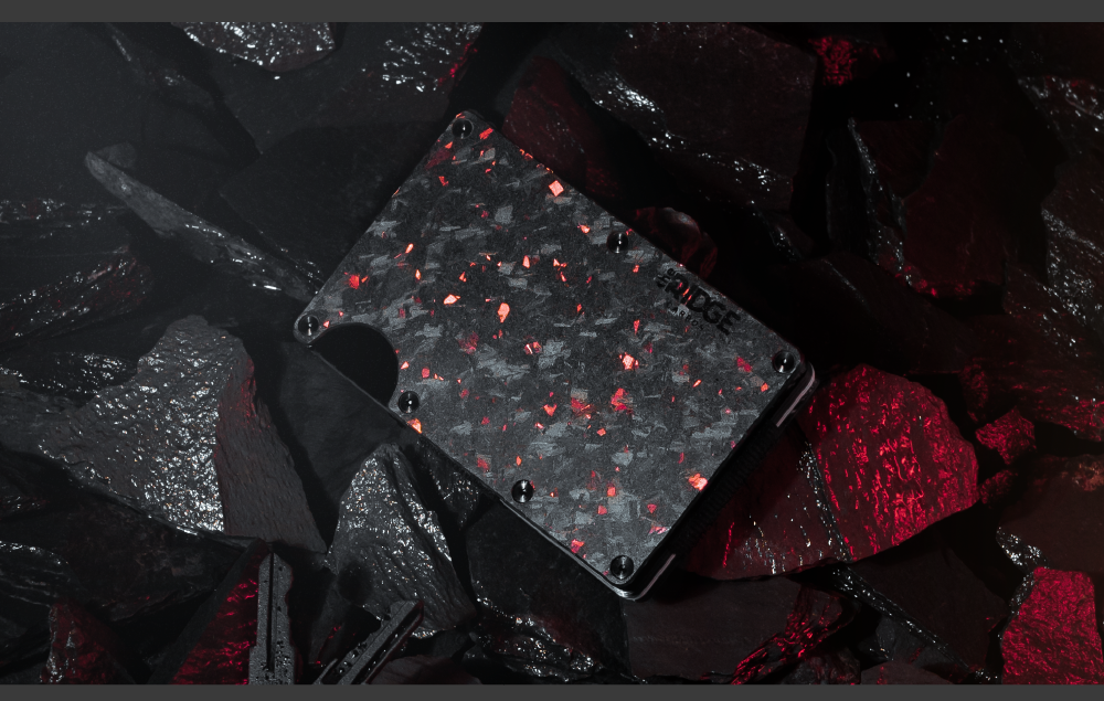 The Ridge: RESTOCK: Carbon Fiber & Forged Ember Wallets | Milled