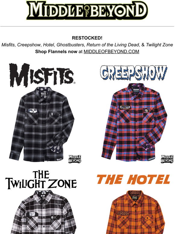 Middle of Beyond: Flannels RESTOCKED & available now! | Milled