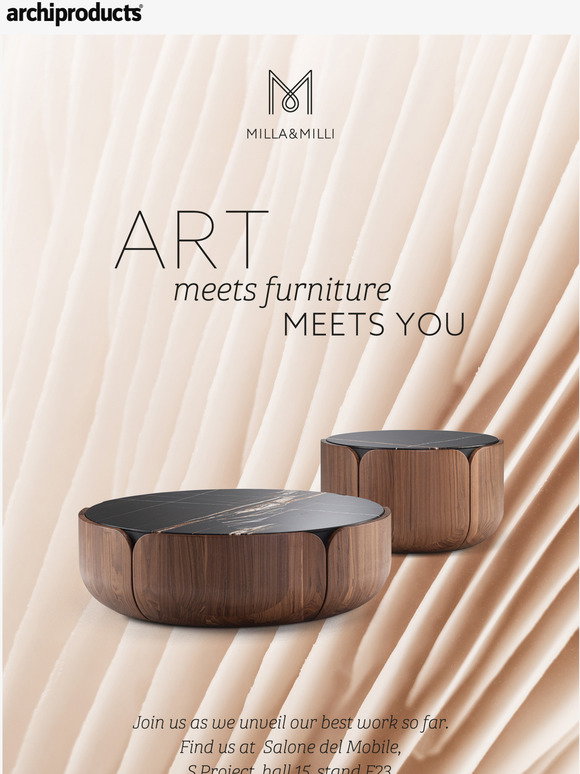 Archiproducts: Milla&Milli wood furniture. Discover them at Salone del ...