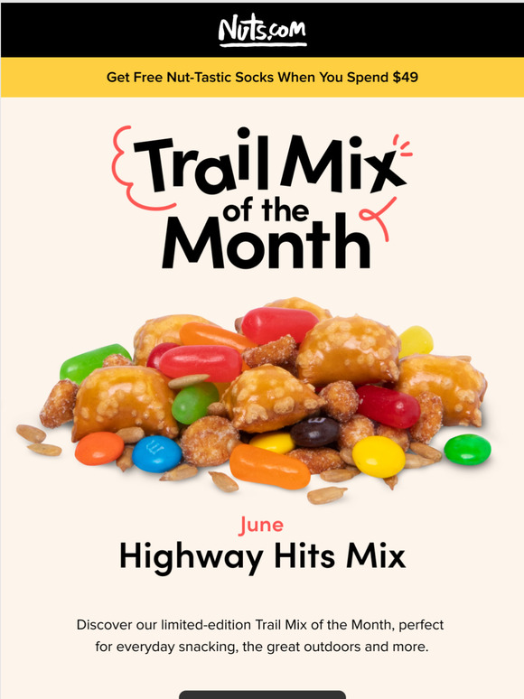 Nuts.com: Our New Trail Mix of The Month Is Here | Milled