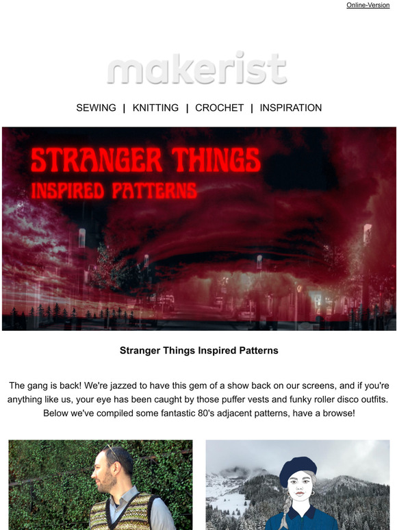 Makerist: Stranger Things Patterns | Milled