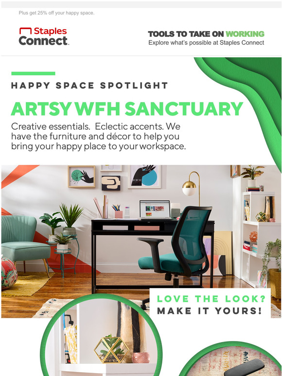 Staples: LAST CHANCE: Enter to win a $5K WFH look. | Milled