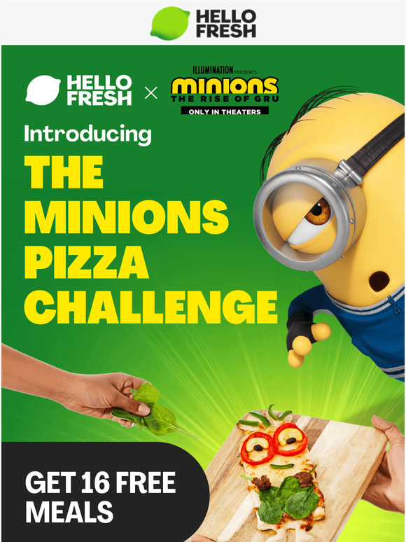 HelloFresh: Meet the Minions Pizza Kit | Milled