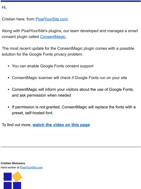PixelYourSite: How to FIX Google Fonts privacy issue | Milled