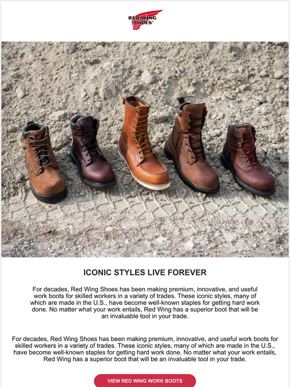 Red Wing Shoes: Iconic Work Boots Live Forever | Milled