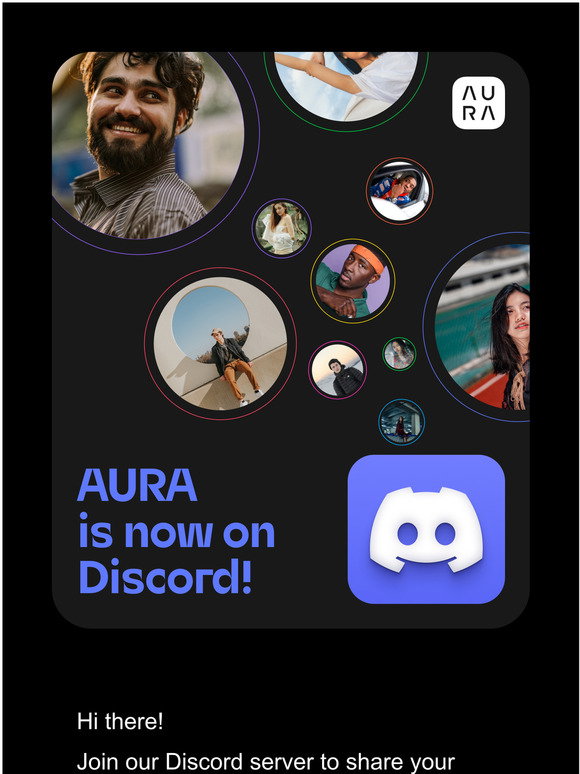 AURA: AURA is now on Discord! | Milled