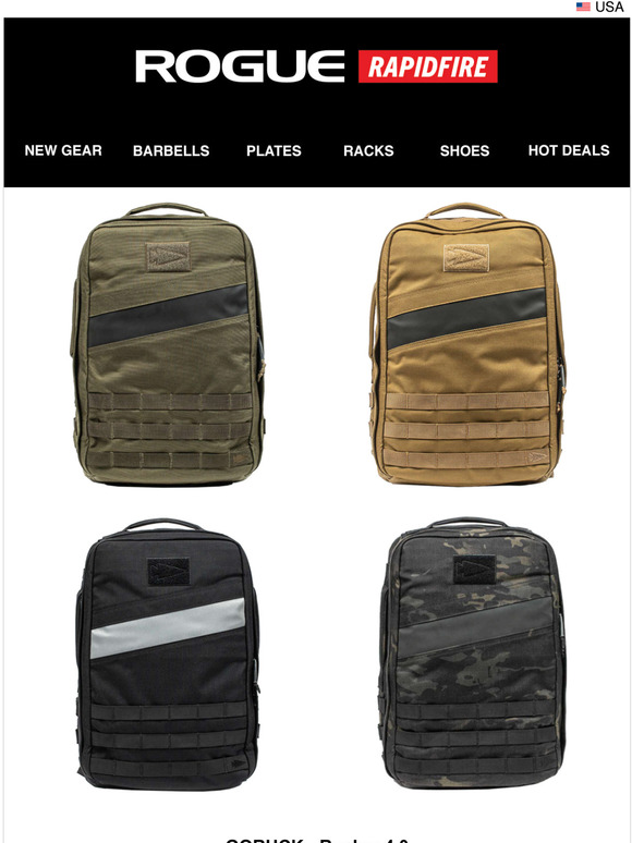 Rogue Fitness: Just Launched: GORUCK - Rucker 4.0, GORUCK Sand ...