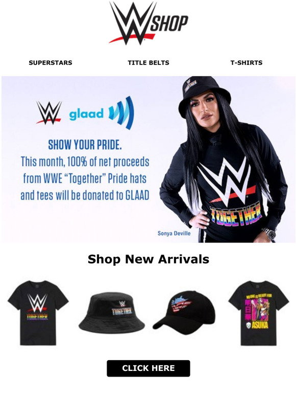 WWE: Show Your Pride With the WWE "Together" Pride Collection | Milled