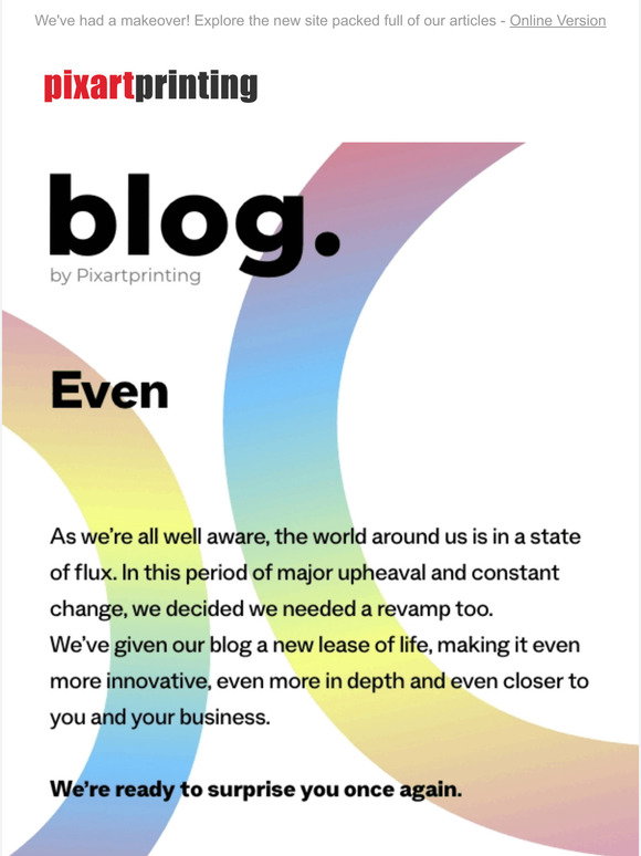 Pixartprinting: Blog update: now even more curious and even more ...