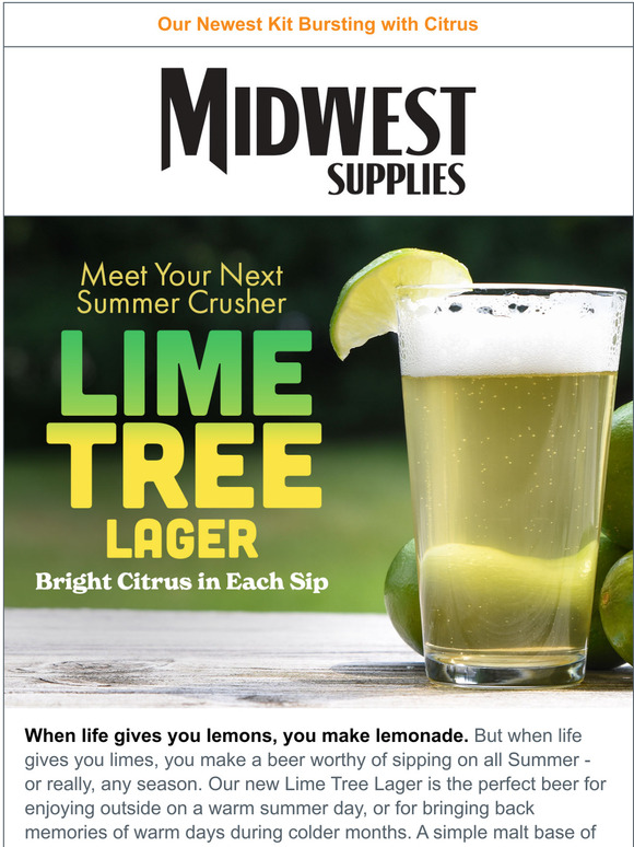 Midwest Supplies: NEW Lime Lager Brings Citrus to Your Summer | Milled