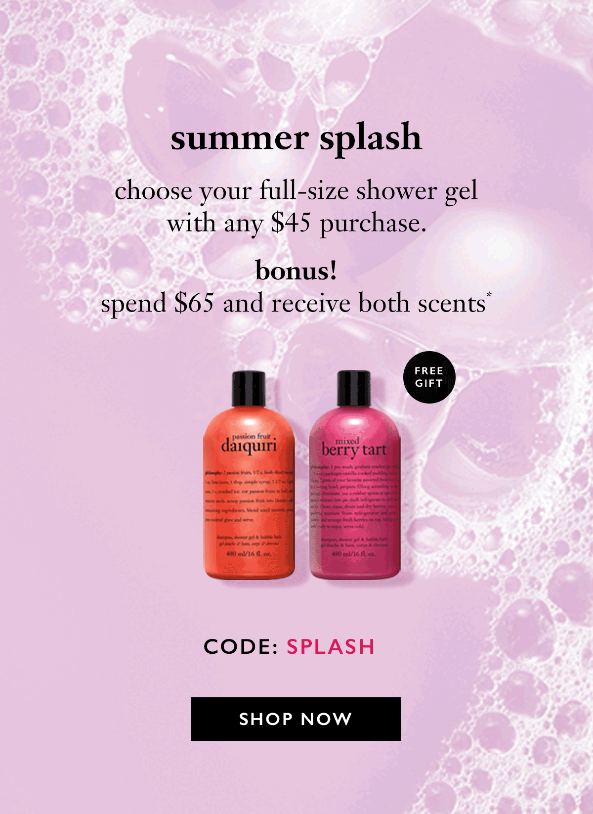 Philosophy: These FREE Shower Gels are making a splash! | Milled