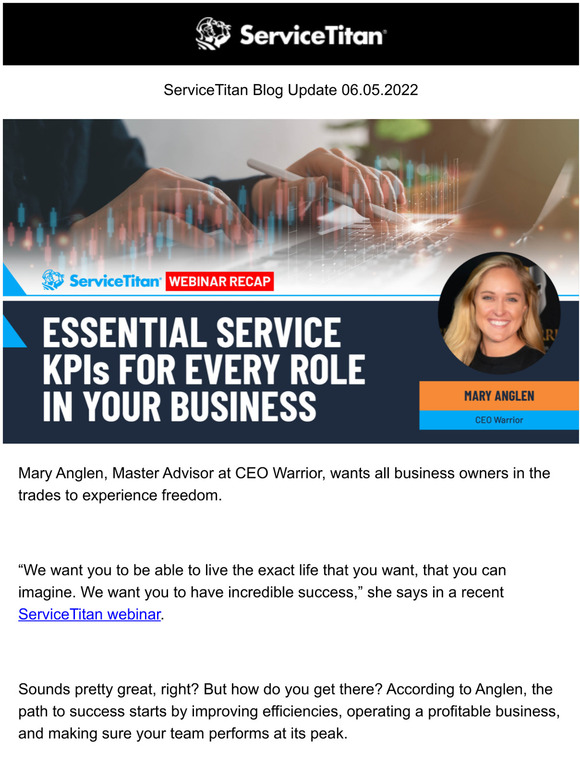 ServiceTitan: All about the KPIs +$100 gift card offer | Milled