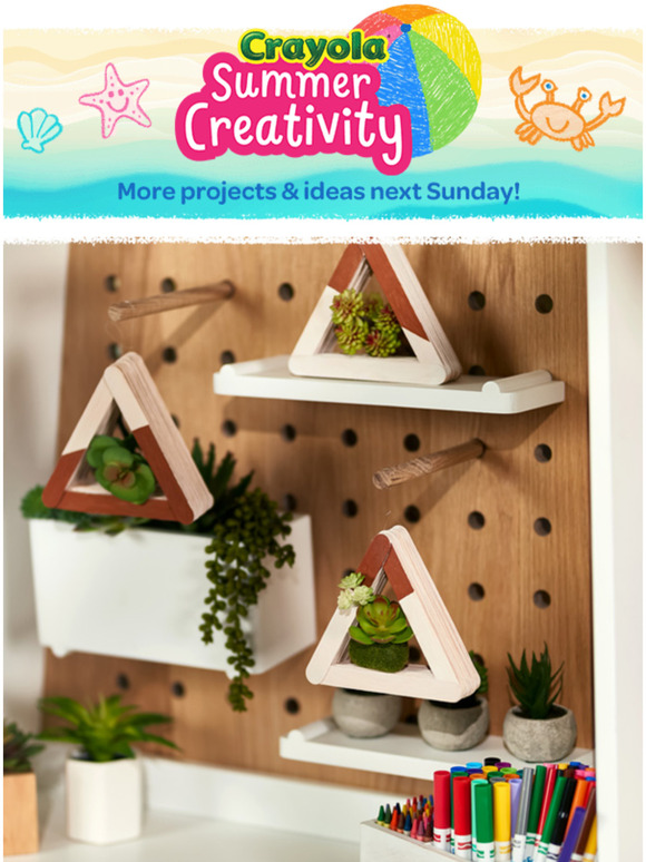 Crayola: Weekly Creativity: DIY Decor & More | Milled