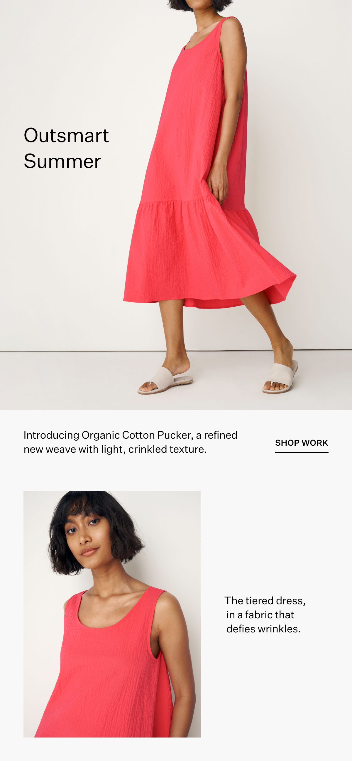 EILEEN FISHER: Introducing Organic Cotton Pucker | Milled