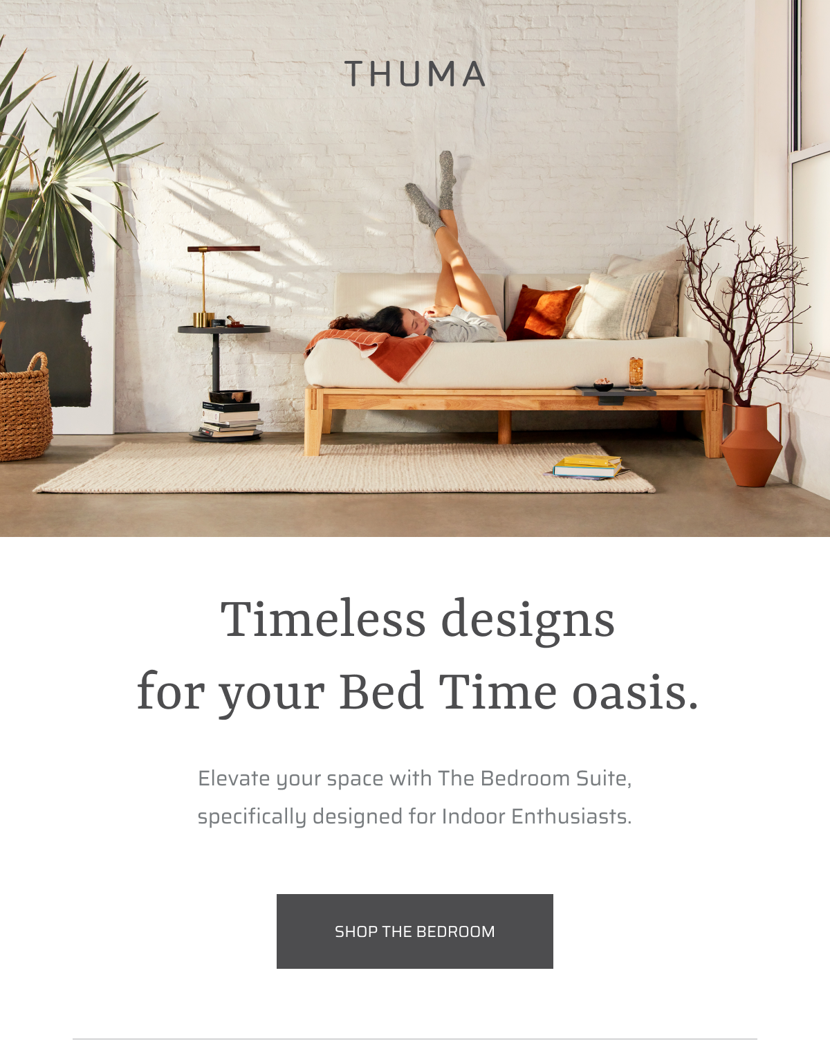 Thuma: Timeless designs for your Bed Time oasis. | Milled