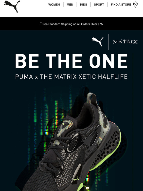 Puma: PUMA x THE MATRIX XETICHalflife just dropped | Milled