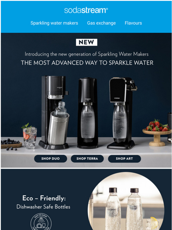 SodaStream: Discover the New Generation of Sparkling Water Makers | Milled