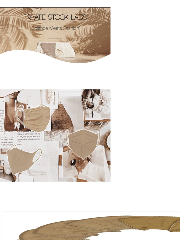 Private Stock Labs: Our KN95 Beige Series Now Available! | Milled