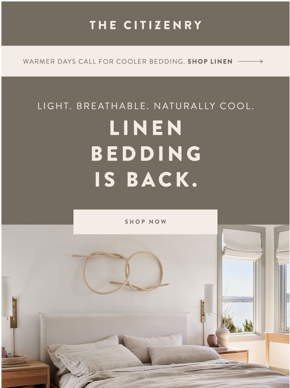 The Citizenry: Linen: The Official Fabric of Summer | Milled