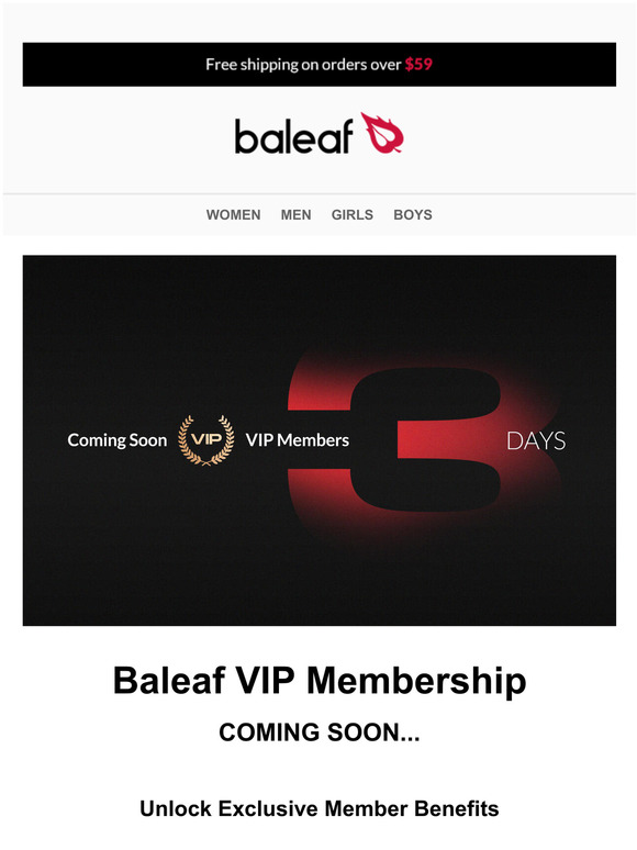 Baleaf Sports: Introducing Baleaf VIP Membership! | Milled