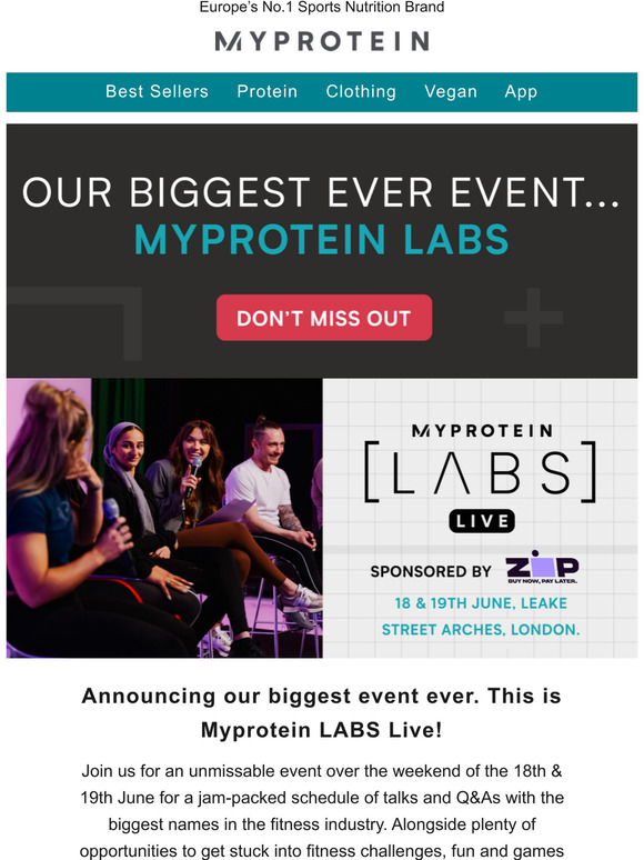Myprotein: Our biggest event EVER | Eddie Hall, Ryan Terry, Tom ...